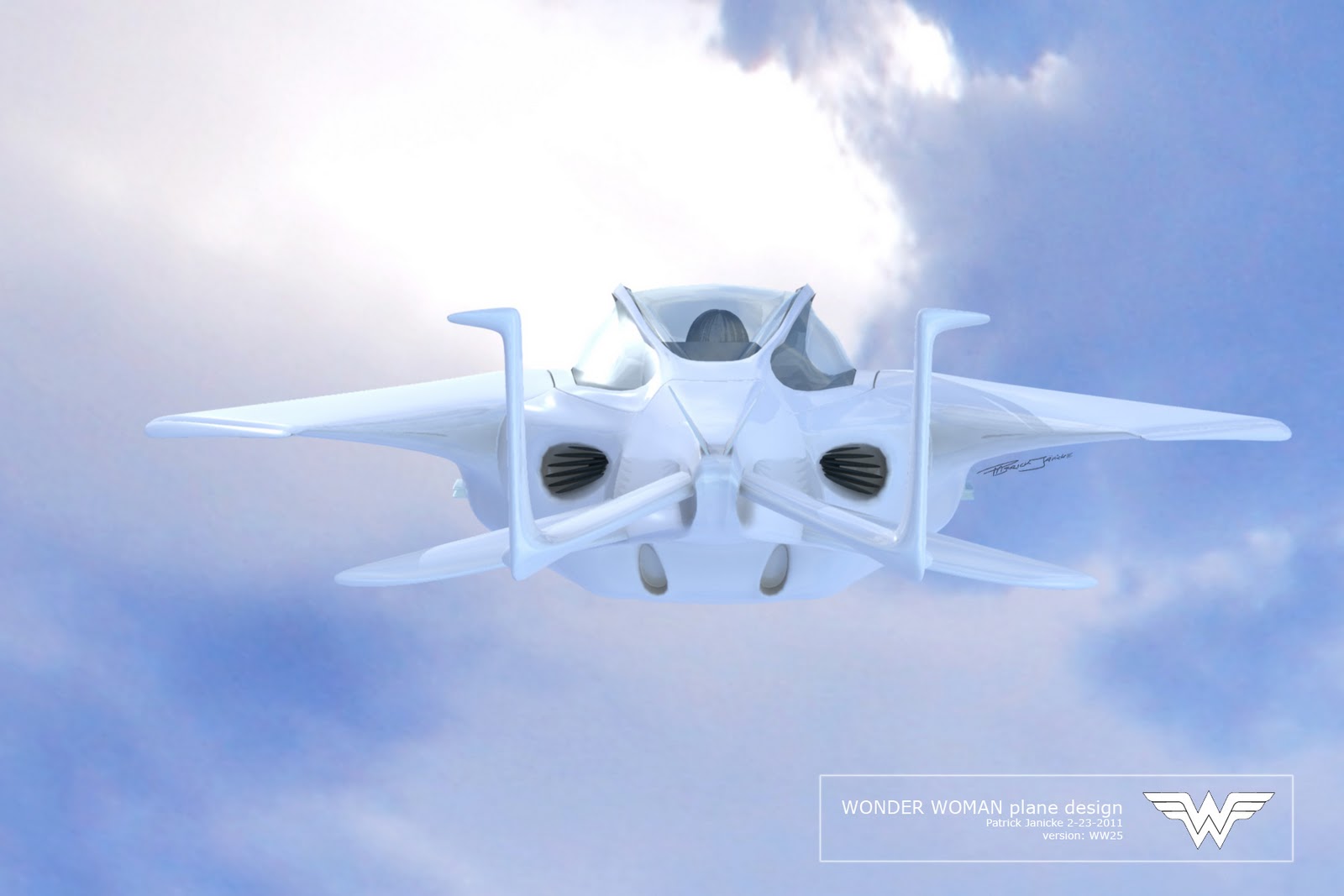 designs fiction: New Invisible Plane design for Wonder Woman by Patrick ...