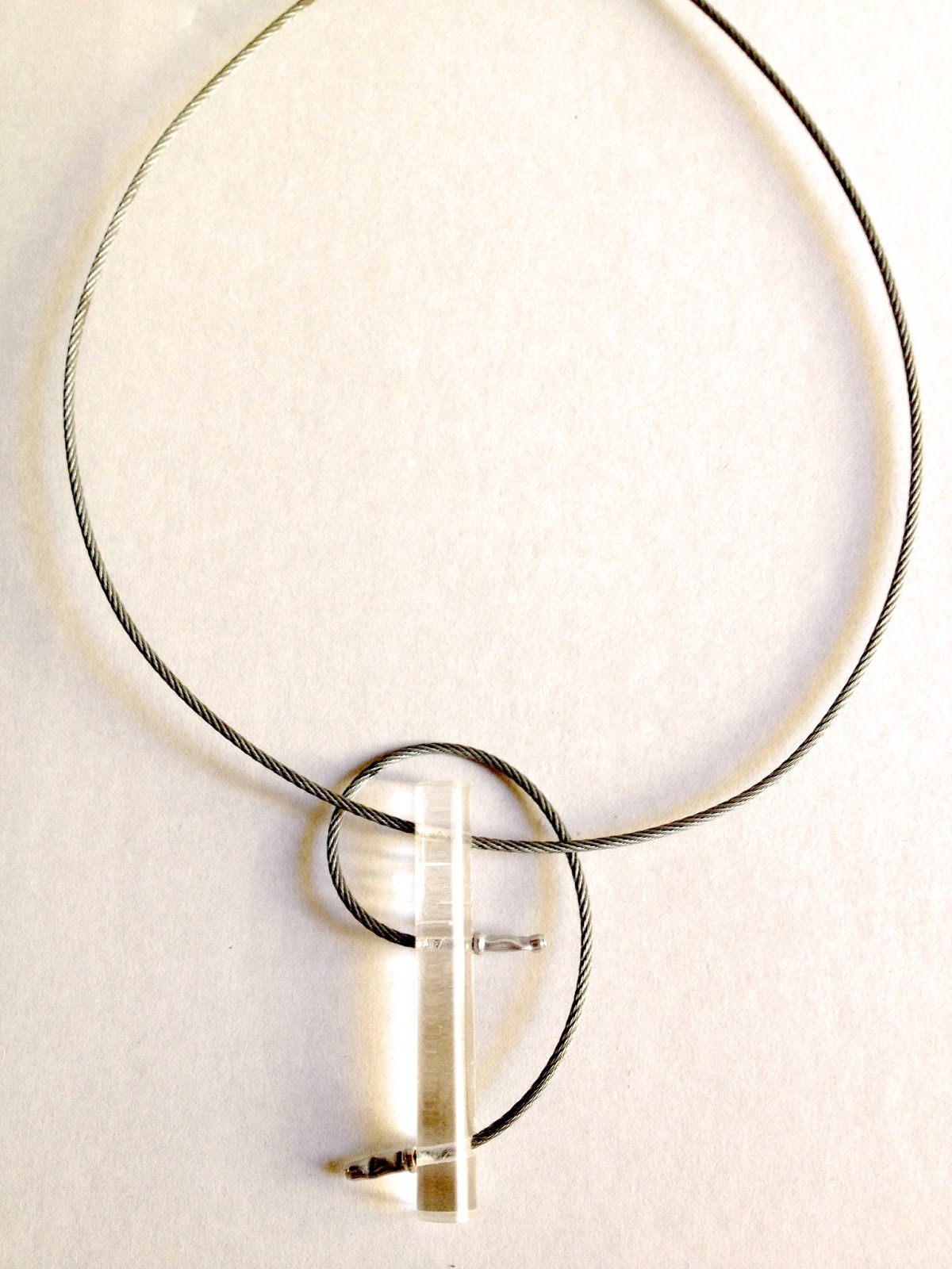 Aiiko: "Aqua" collier transparent