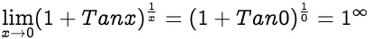Math Principles: Indeterminate Form - One Raised Infinity