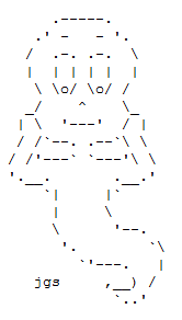 Halloween ASCII Art: Ghosts