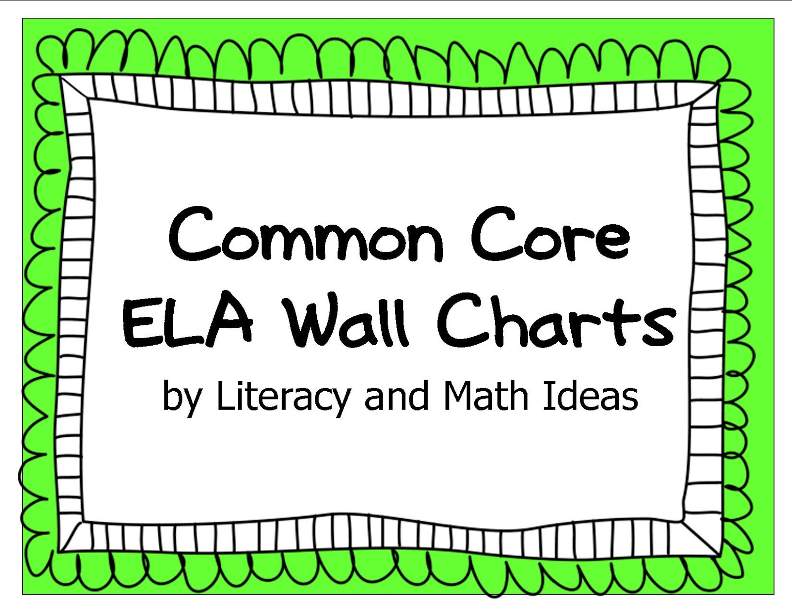 Simply Centers: Common Core ELA Wall Charts for Every Grade Level