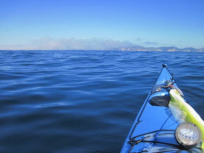 Kayaks across Bass Strait: Erith Island