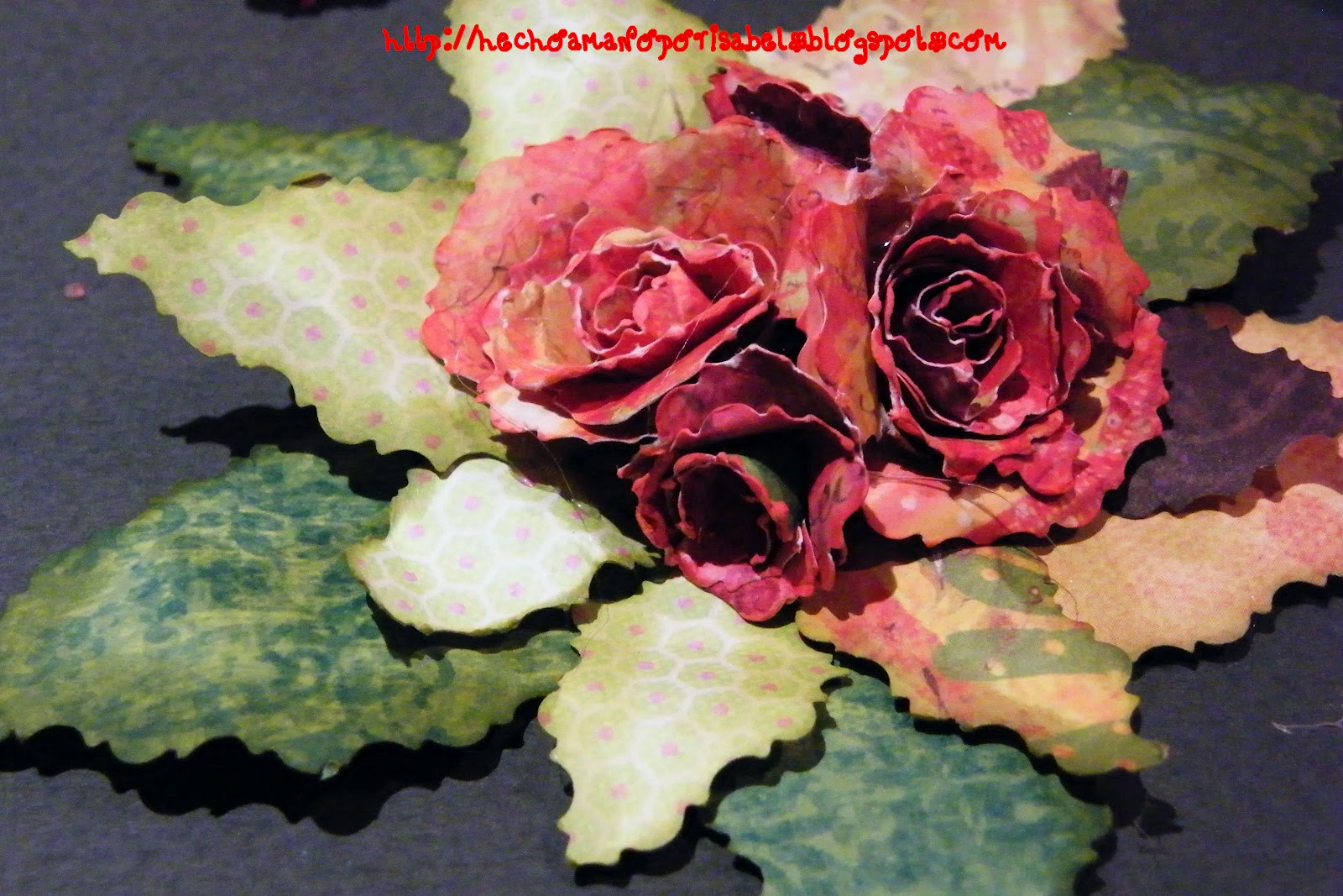 HECHO A MANO POR ISABEL: FLORES HECHAS A MANO -MUY FÁCIL-.