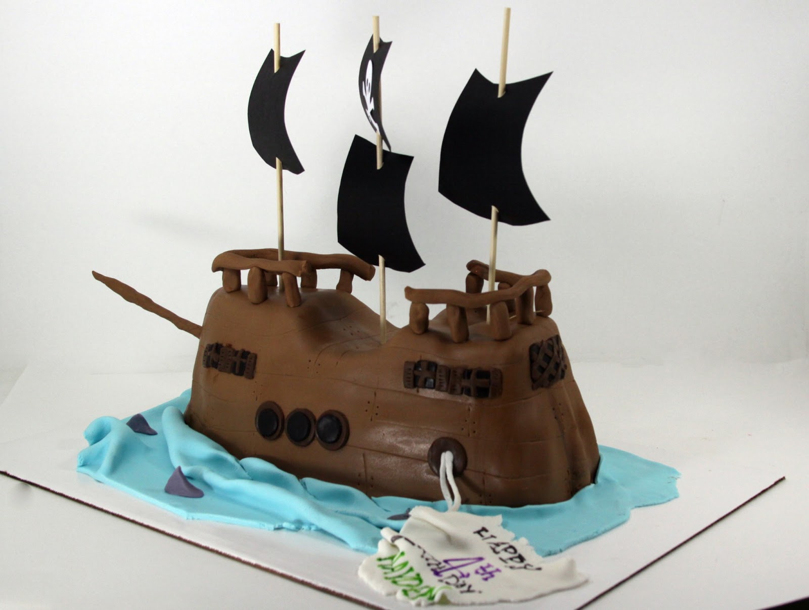 Tastefully Done: Pirate Ship Cake