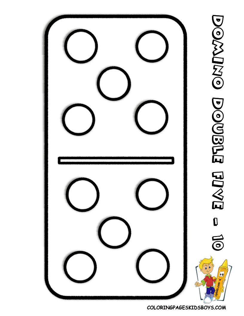 Prof Monica Michielin : PEÇAS DO DOMINÓ PARA COLORIR