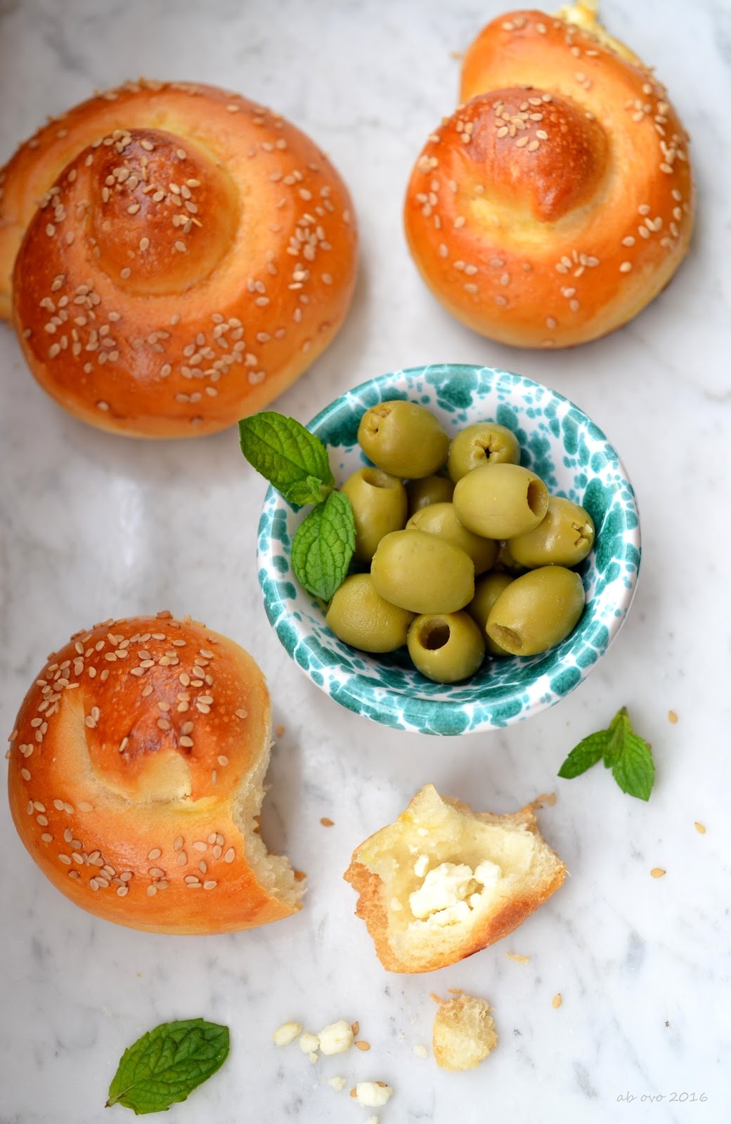 Ab oVo. Blog di ricette: Pane al formaggio del monte Pelio