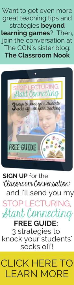 The Classroom Game Nook: Literacy Games