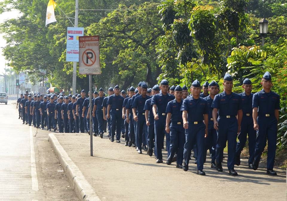Photo: PCG Trainees will help to Protect Pope Francis #PopeInPH ~ Coast ...