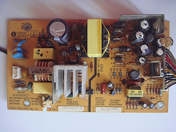 BugWorkShop - 甲蟲工作室: JNC RW100 DVD 錄影播放器電源供應 PCB 板 - 拆解（三）