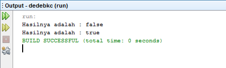 Contoh Program Operator pada Java | "Siapapun Bisa Jadi Apapun"