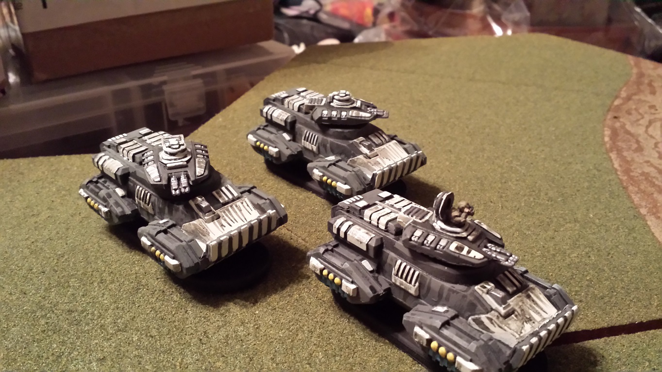 Painted Arc Fleet Armor by Mike Wikan