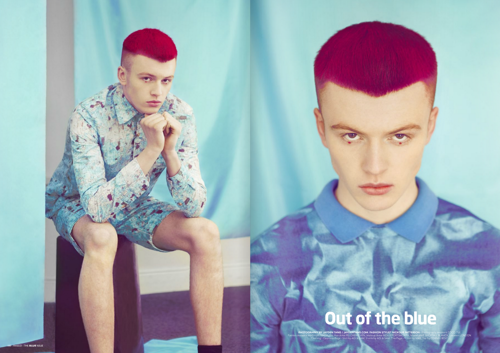 MAJOR MEN: JAKE SHORTALL FOR FIASCO MAGAZINE: THE BLUE ISSUE