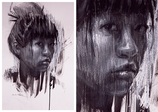 Expressive Pastel Portraits