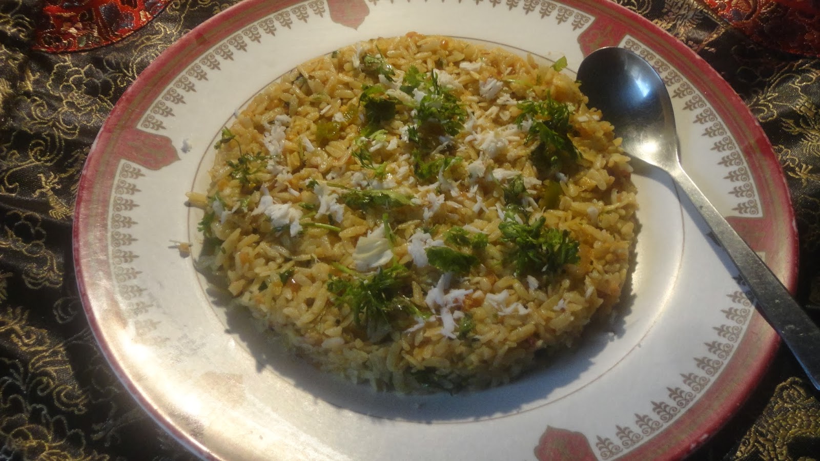 Nivedita's Kitchen: SWEET N SPICY RED MASALA POHA FOR PPCS