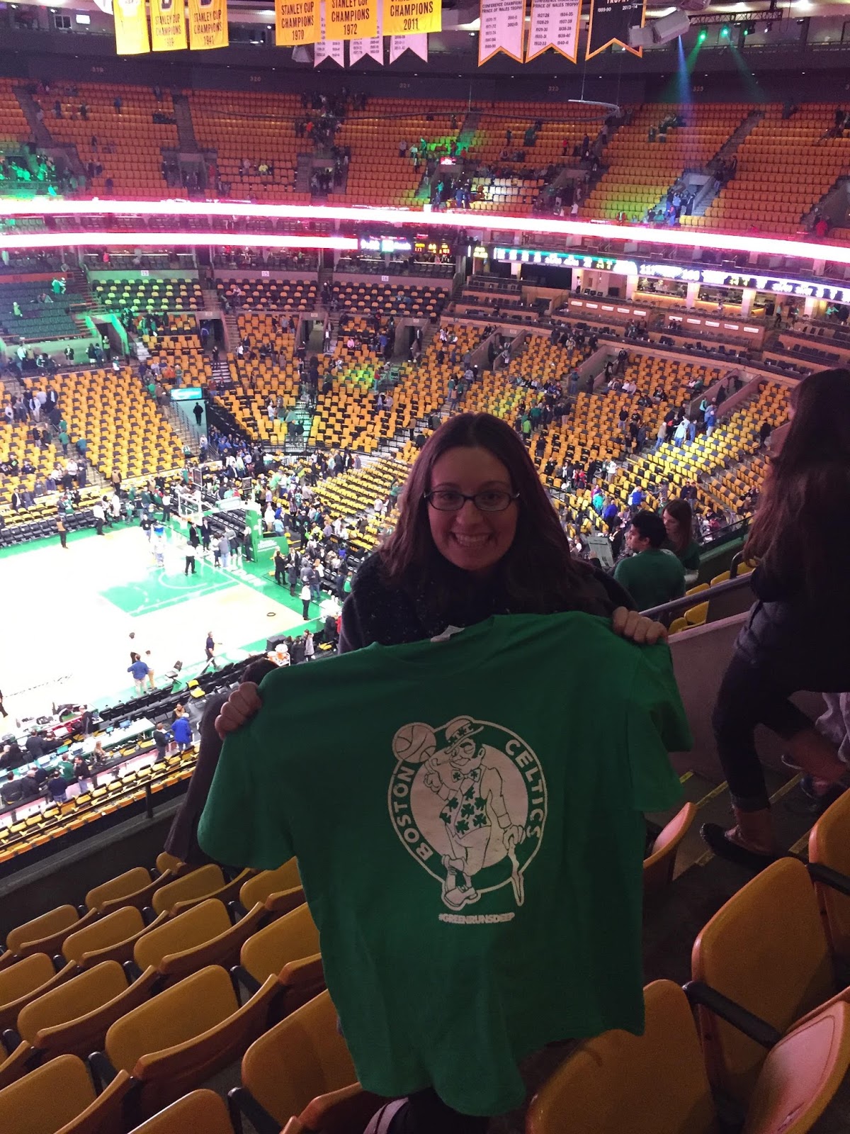 WickedBlogger20: First Celtics Game!