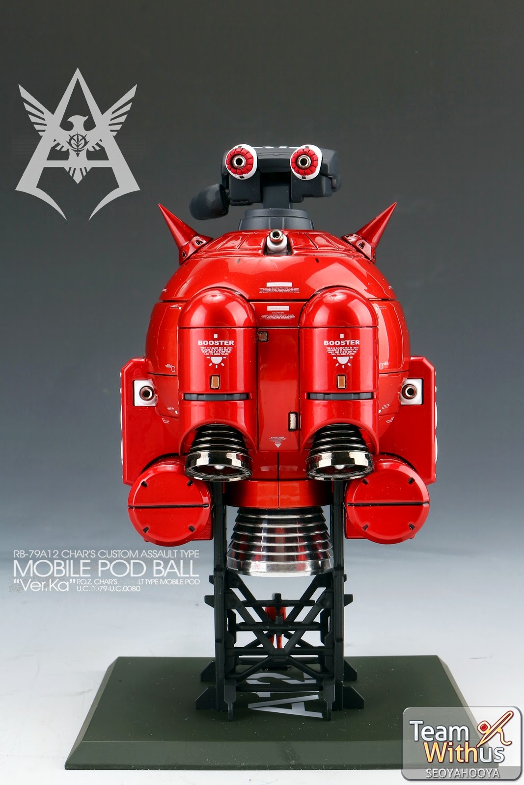 GUNDAM GUY: MG 1/100 RB-79A12 Char's Ball Assault Type - Custom Build