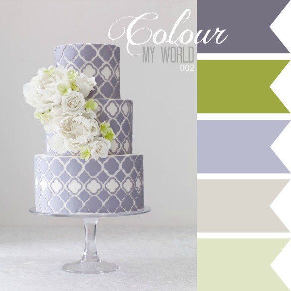 The Scrap Farm: Colour My World - combining colour with cake!