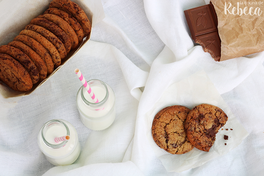 La cocina de Rebeca: Cookies de chocolate (galletas al estilo americano)