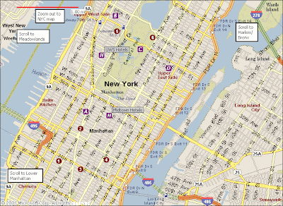 Map of Midtown Manhattan Area | Map of Manhattan City Pictures