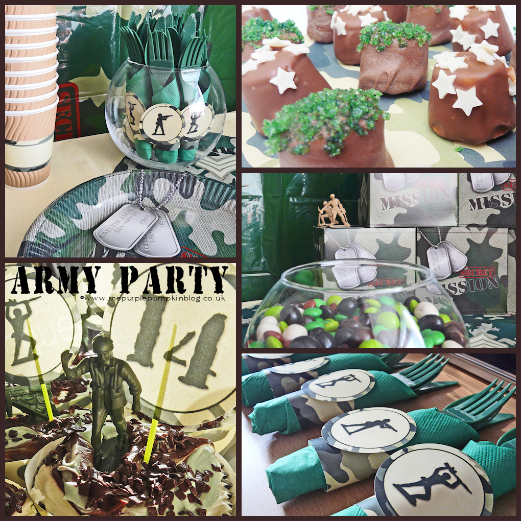 Bringing It All Together - Army Themed Party Ideas