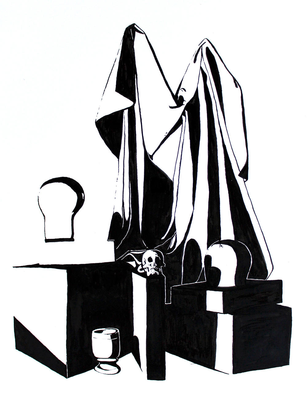 DRAWING + PAINTING NOTES: DRAWING CLASSES: VALUE: HIGH CONTRAST