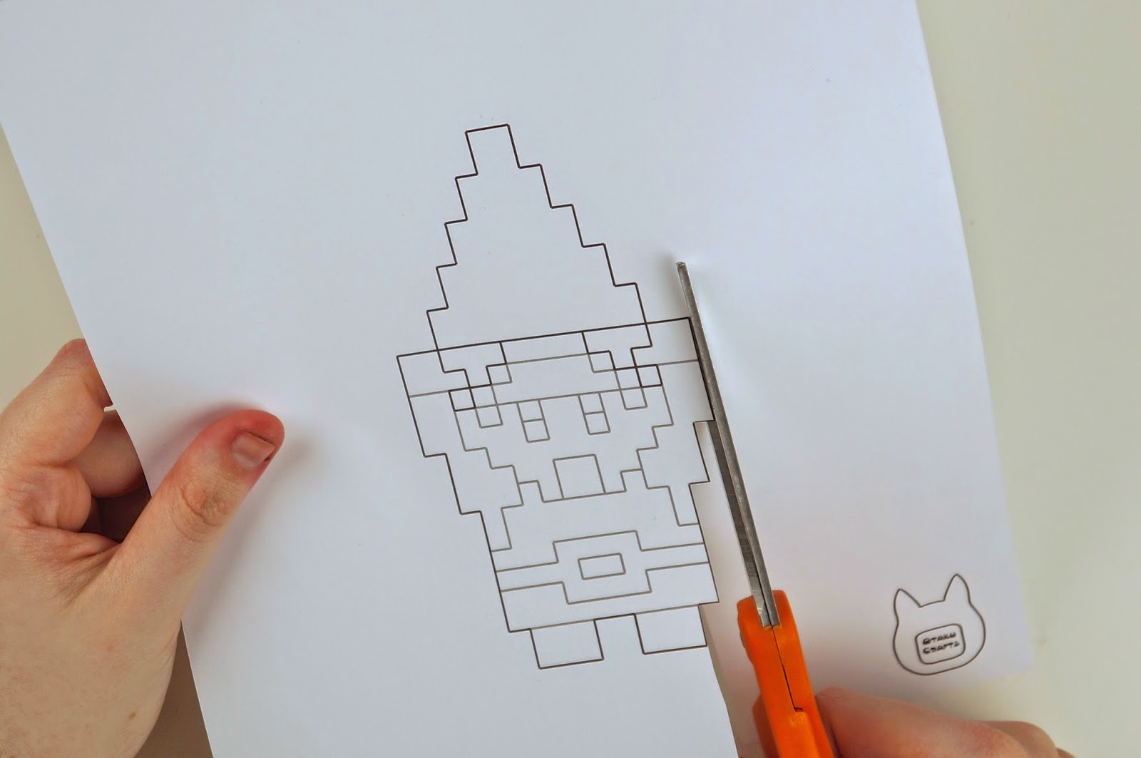 Otaku Crafts: 8-Bit Link Ornament