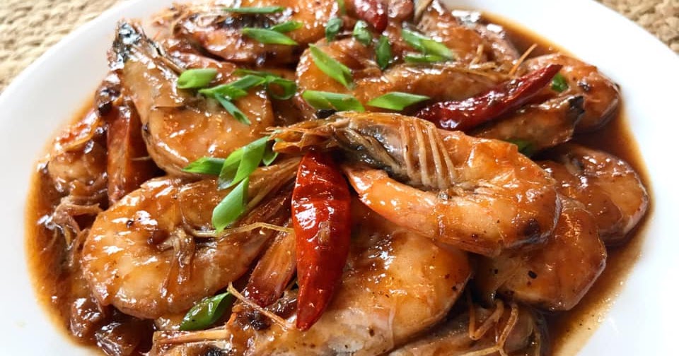 Shrimp in Oyster Sauce