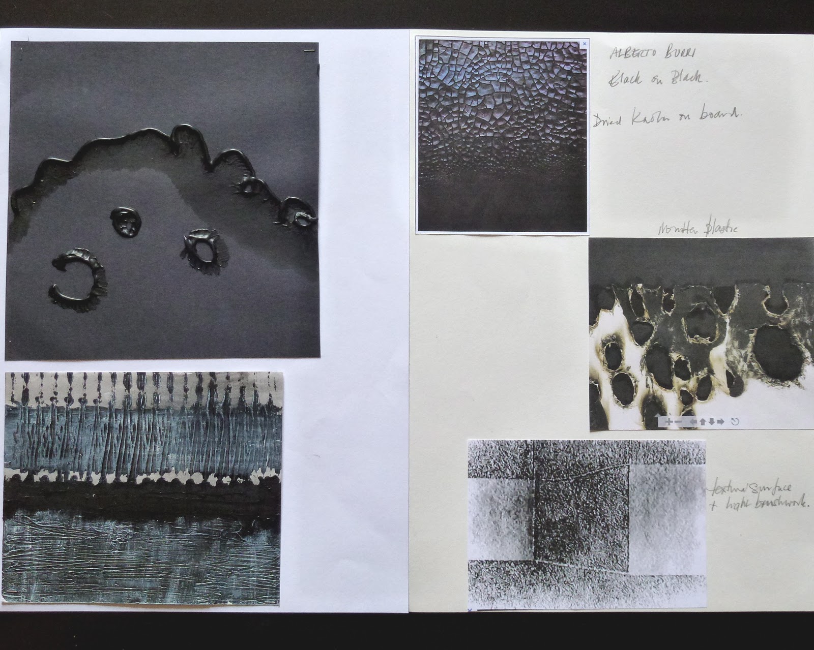 Monica Lemsal: Part 1 Physical texture. Experimenting with techniques