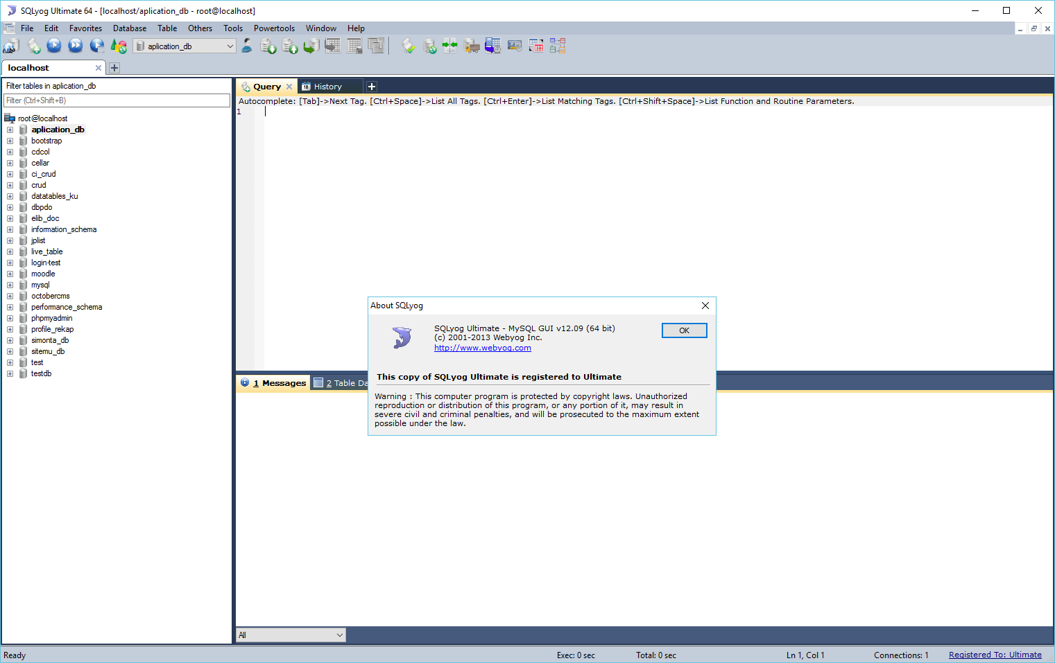 SQLyog 12.09 Ultimate Full Serial - Coding Cheese