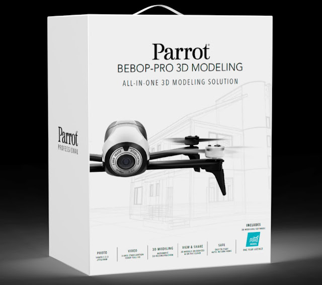 Droni: Parrot presenta il pacchetto Bebop-Pro 3D per ottenere modelli ...