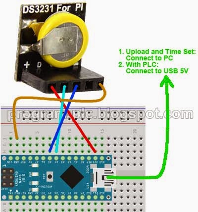 PLC Real Time Clock Using Arduino