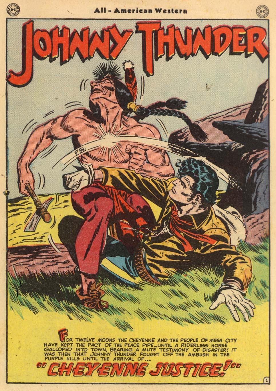 The ALEX TOTH archives: TOTH - ALL-AMERICAN WESTERN 107 JOHNNY THUNDER ...