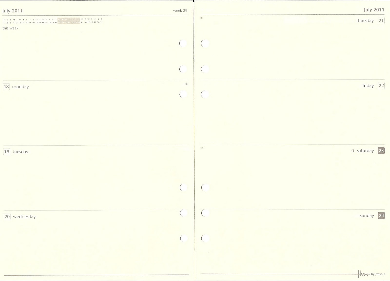 Philofaxy: A5 Flex Diary > A5 Filofax