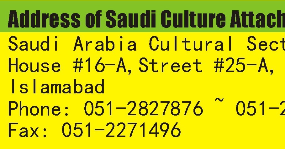 Degree Documents Attestation from Saudi Embassy and Saudi Culture ...