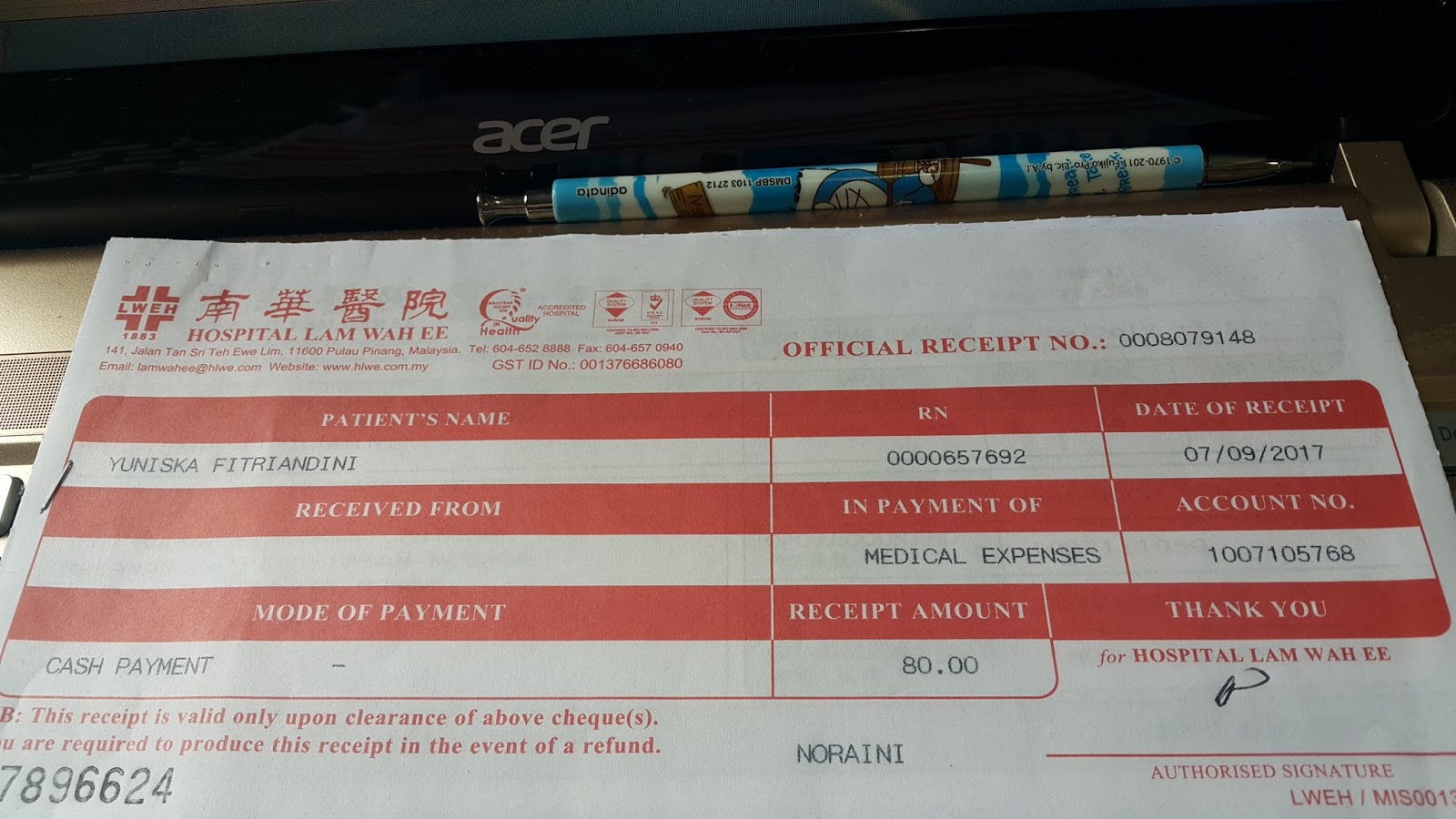 Biaya Promil IVF di RS Lam Wah Ee - Penang (Tahap Pertama) | New My Life