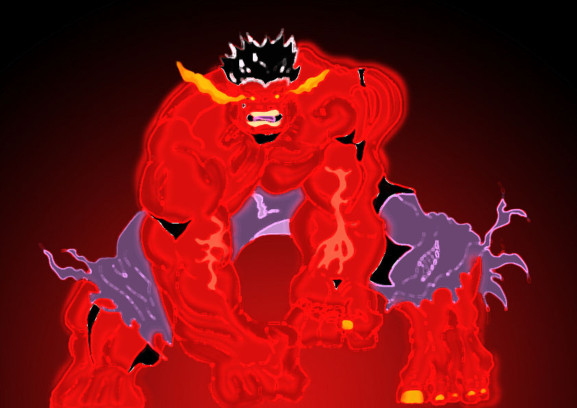 T-Worlds Illustrations: The Incredible Rulk: Finals and Experiment.
