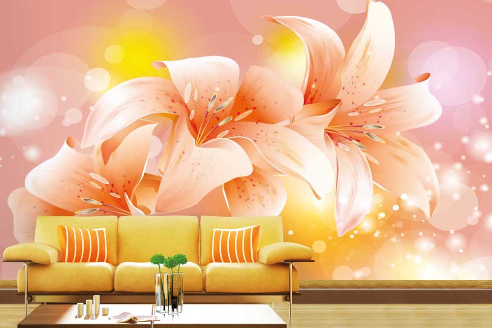 Walls and Murals Custom Wallpapers: Beautiful Floral Wallpaper For Walls