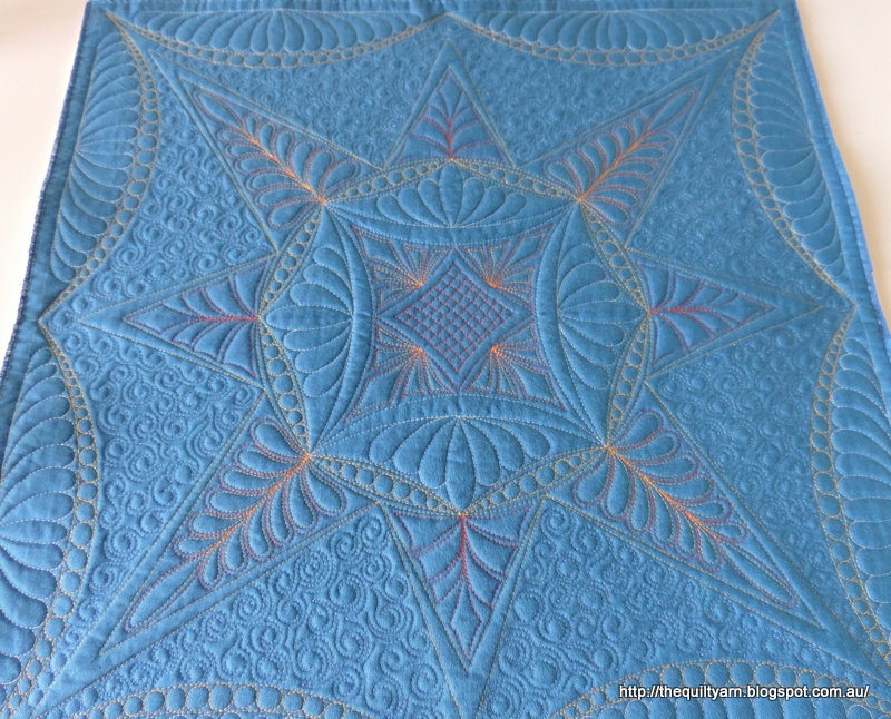 The Quilt Yarn: Patsy Thompson's January 2018 Ruler Work Winter Course