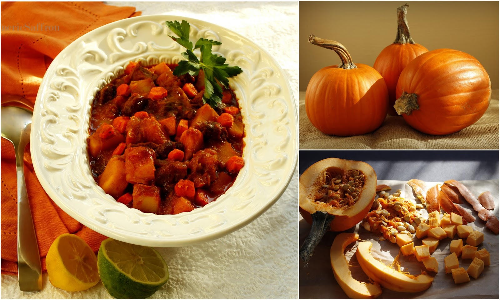 Turmeric & Saffron: Khoresh Kadoo Halvaie - Persian Beef and Pumpkin Stew