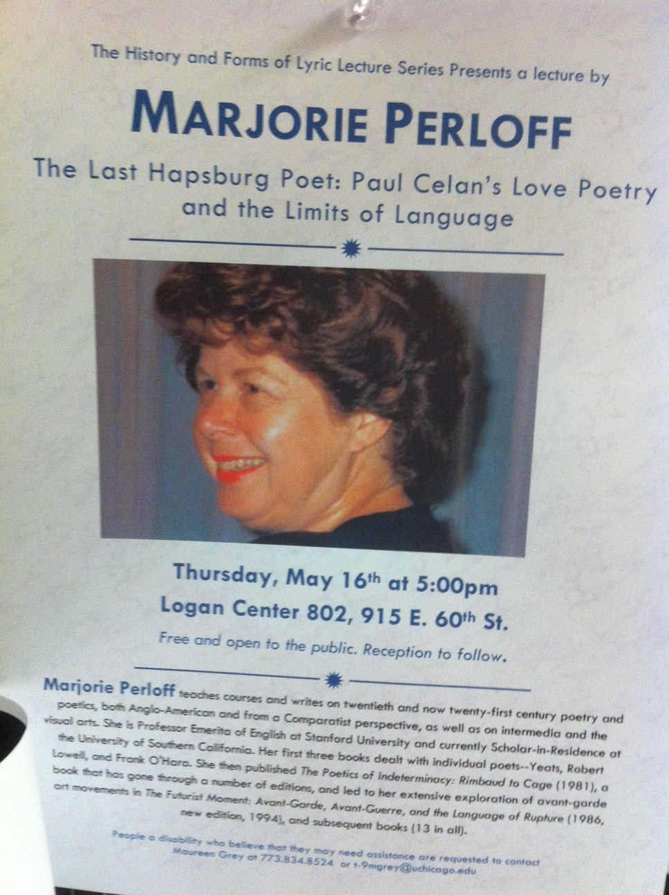 Samizdat Blog: The Last Habsburg Poet: Marjorie Perloff on Paul Celan
