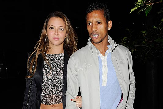 Luis Nani With his Girlfriend Daniela Martins 2013
