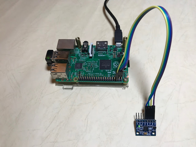 Raspberry Pi 筆記(26)：MPU-6050 加速度計與陀螺儀感測器