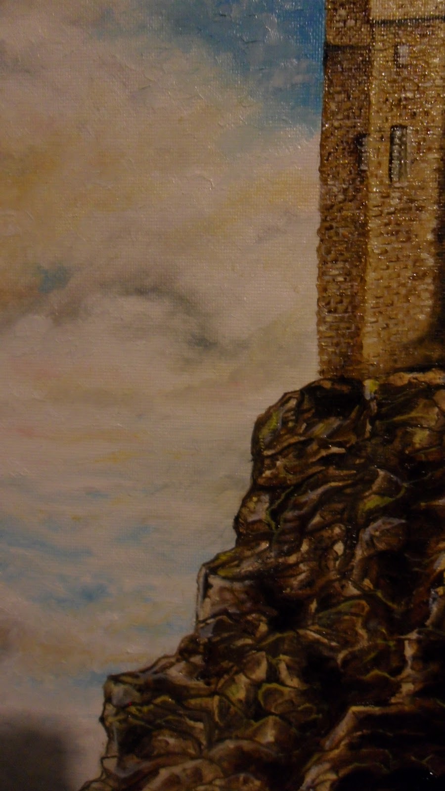 Daily Painting - Edinburgh Castle complete