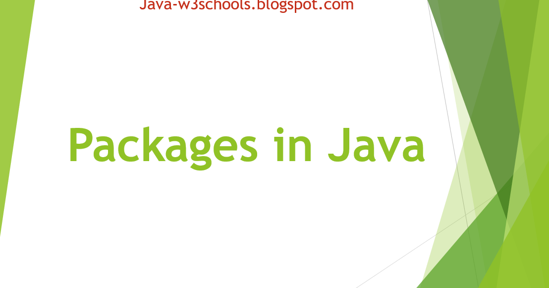 Packages in Java, Syntax, Types and Examples | JavaProgramTo.com