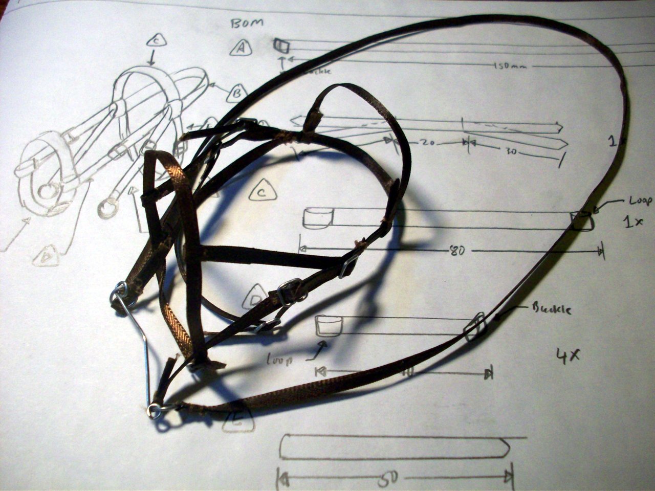 The Vortex: Made of Paper, Glue and Magic: Horse Bridle and Wear Tests