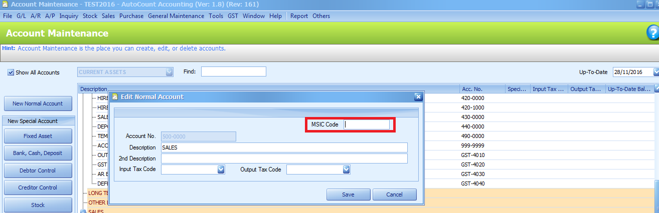 AutoCount实用小贴士: AutoCount -Maintain MSIC Code