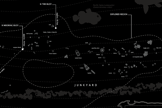 the surly diver: Map: Three Tree Point