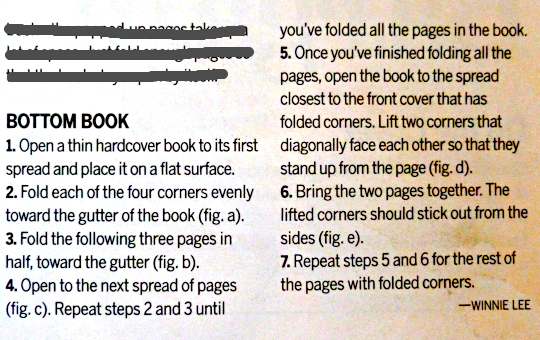 Upcycle: Book Folding from Budget Living ... | the ReFab Diaries