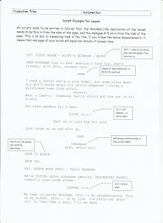 Foundation Portfolio: Script Layout examples