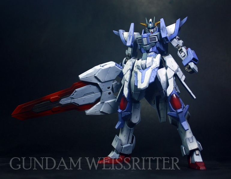 Painted Build: HGBF 1/144 Gundam "Weissritter"